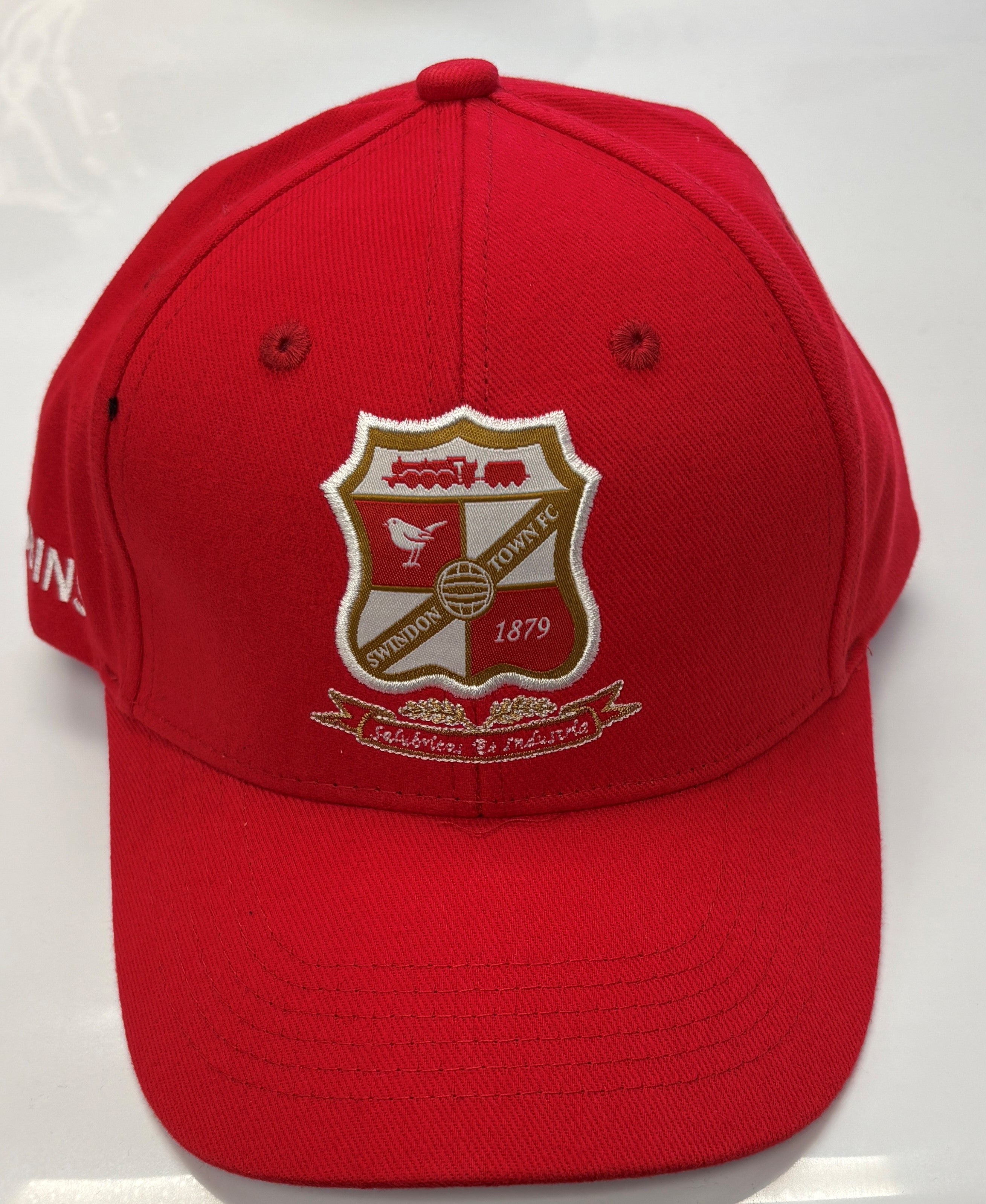 Adult Red & White Cap – Swindon Town Football Club